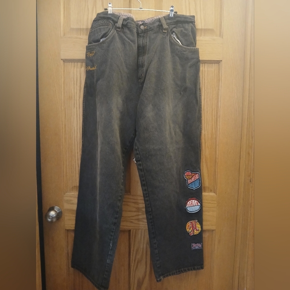 Jeans | Vintage Platinum Fubu Harlem Globetrotters Hip Hop Baggy Patch ...